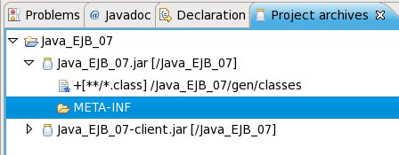 JavaScout :: Tutorial: Session Bean mit DB-Zugrif, EJB-Standardf - Hypersonic Datenbank