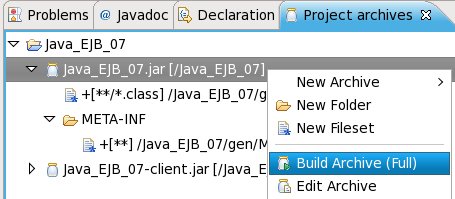 JavaScout :: Tutorial: Session Bean mit DB-Zugrif, EJB-Standardf - Hypersonic Datenbank